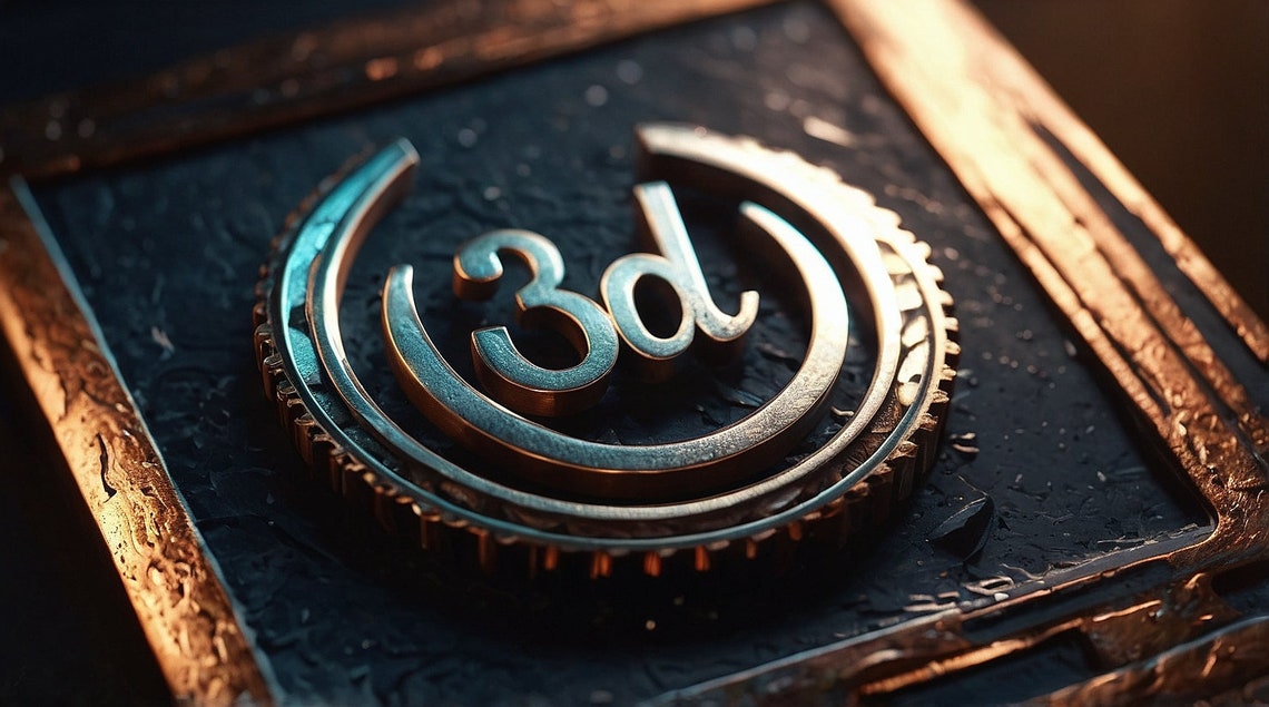 3D Logo Asset - Etsy