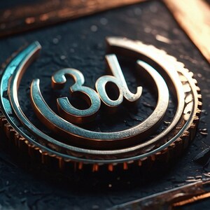 3D Logo Asset - Etsy