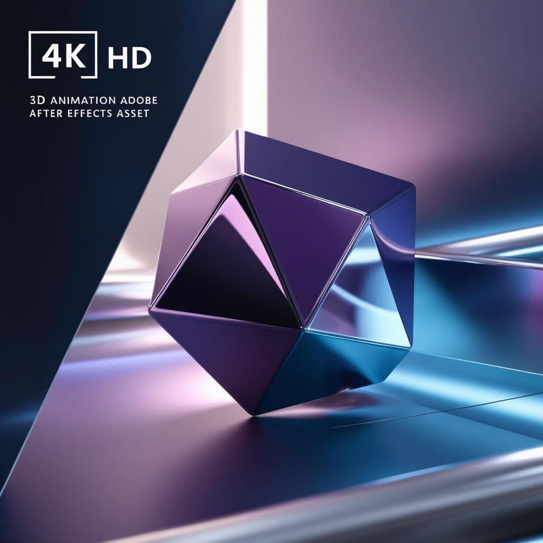 3D Cube Animation After Effects Asset - Etsy