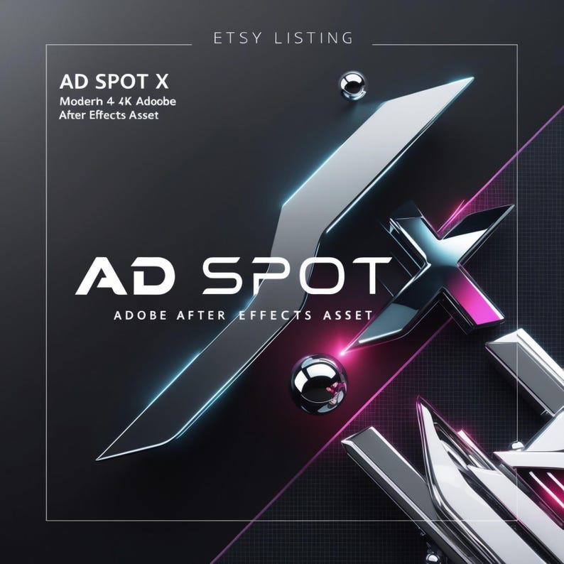 Ad Spot X Adobe After Effects Asset - Etsy