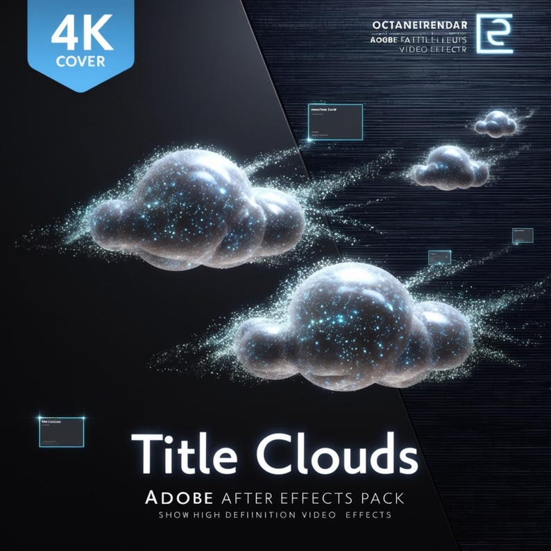 Adobe After Effects Title Cloud Pack - Etsy