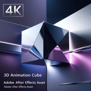 3D Cube Animation After Effects Asset - Etsy