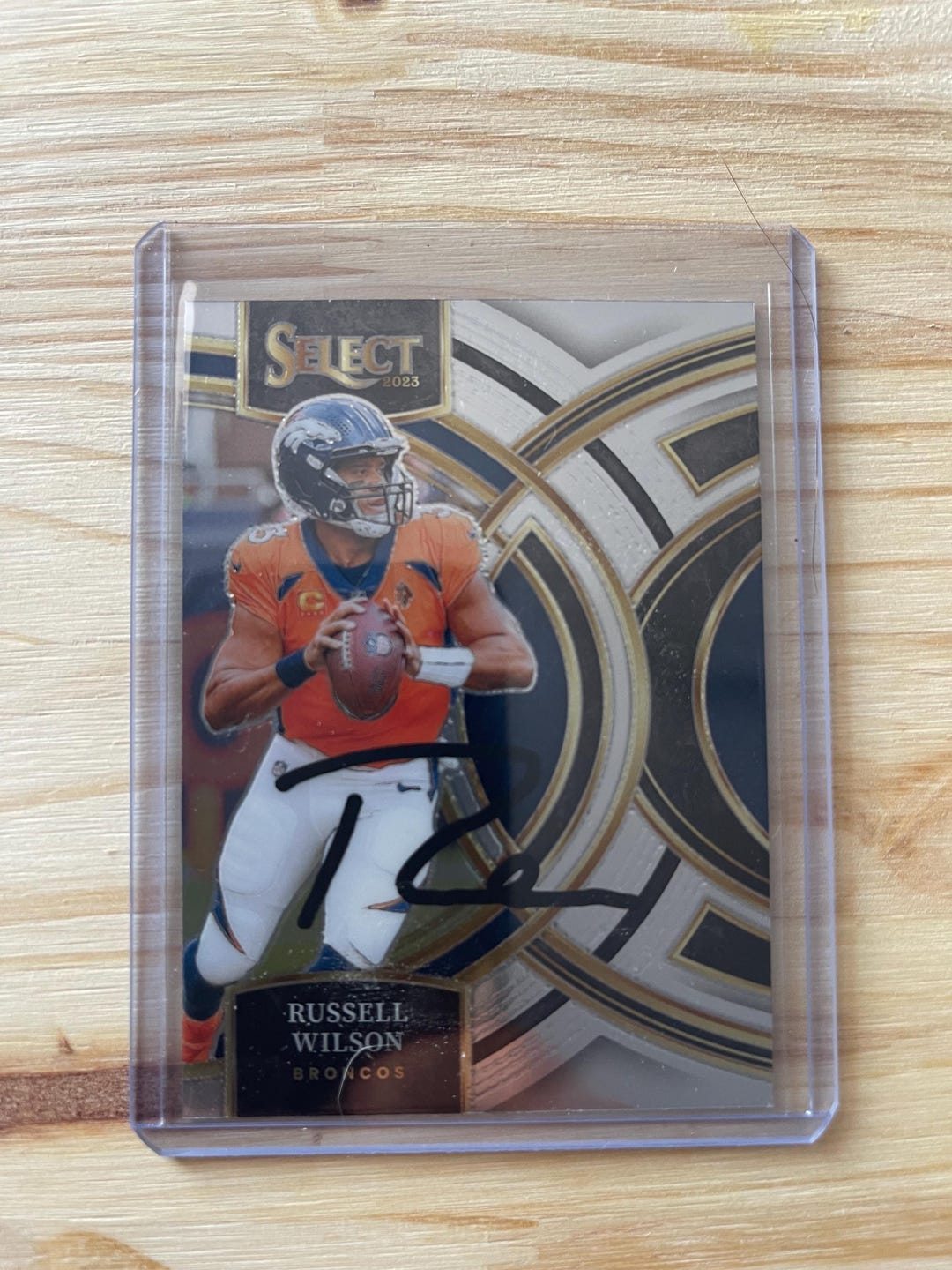 Russell Wilson Autograph on Card Auto Denver Broncos Football Card - Etsy