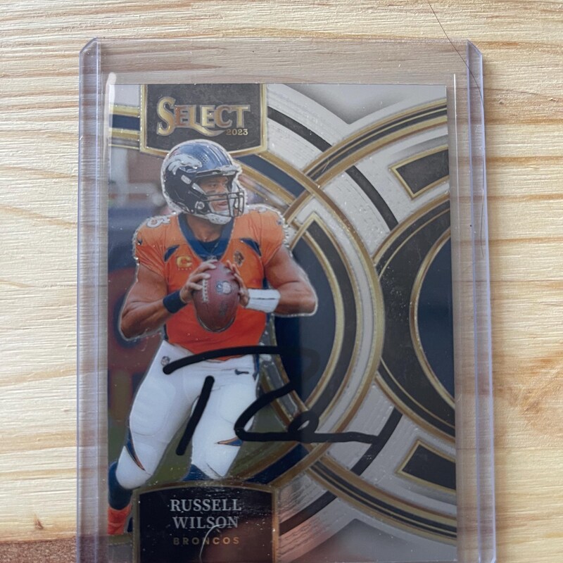 Russell Wilson Autograph - Etsy