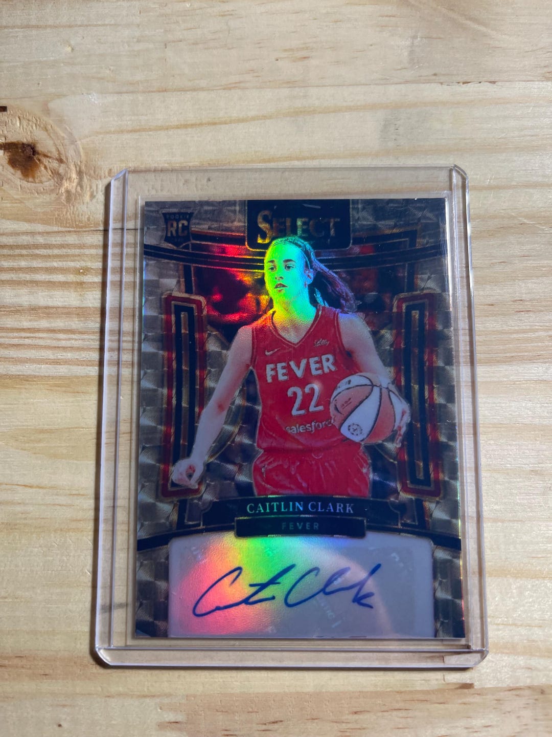 Caitlin Clark 1/1 (custom Novelty) Refractor (reprint) Rookie Card ...