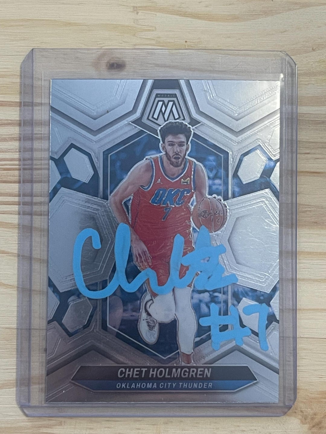 Chet Holmgren Autograph Basketball Card Oklahoma City Thunder - Etsy