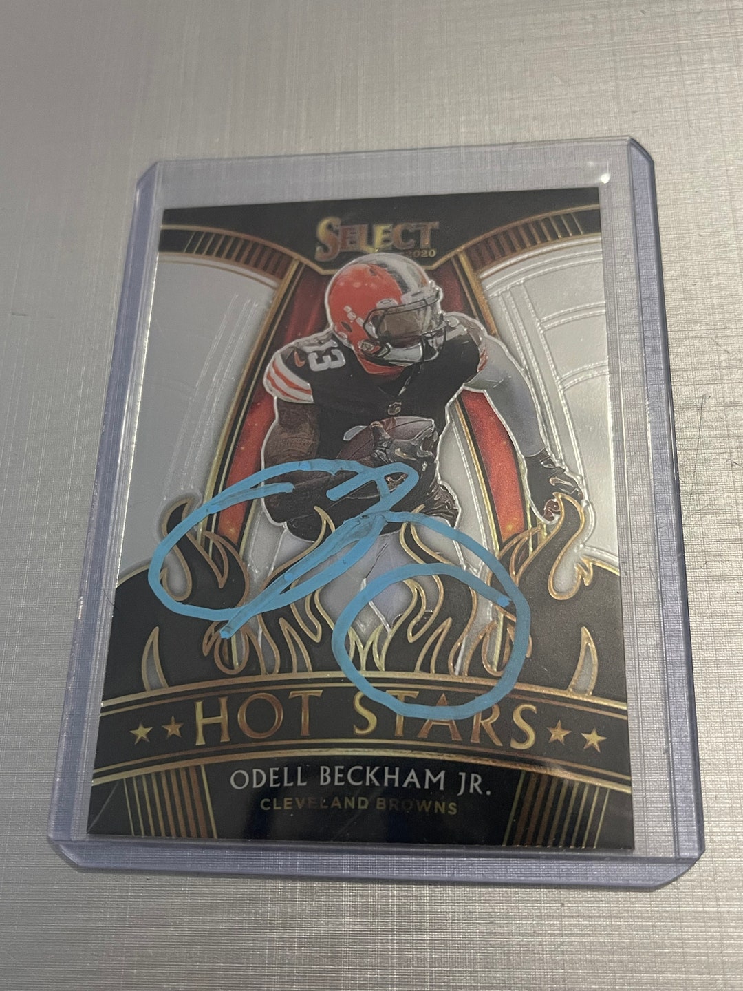 Odell Beckham Jr Autograph Cleveland Browns Football Card Select Hot ...