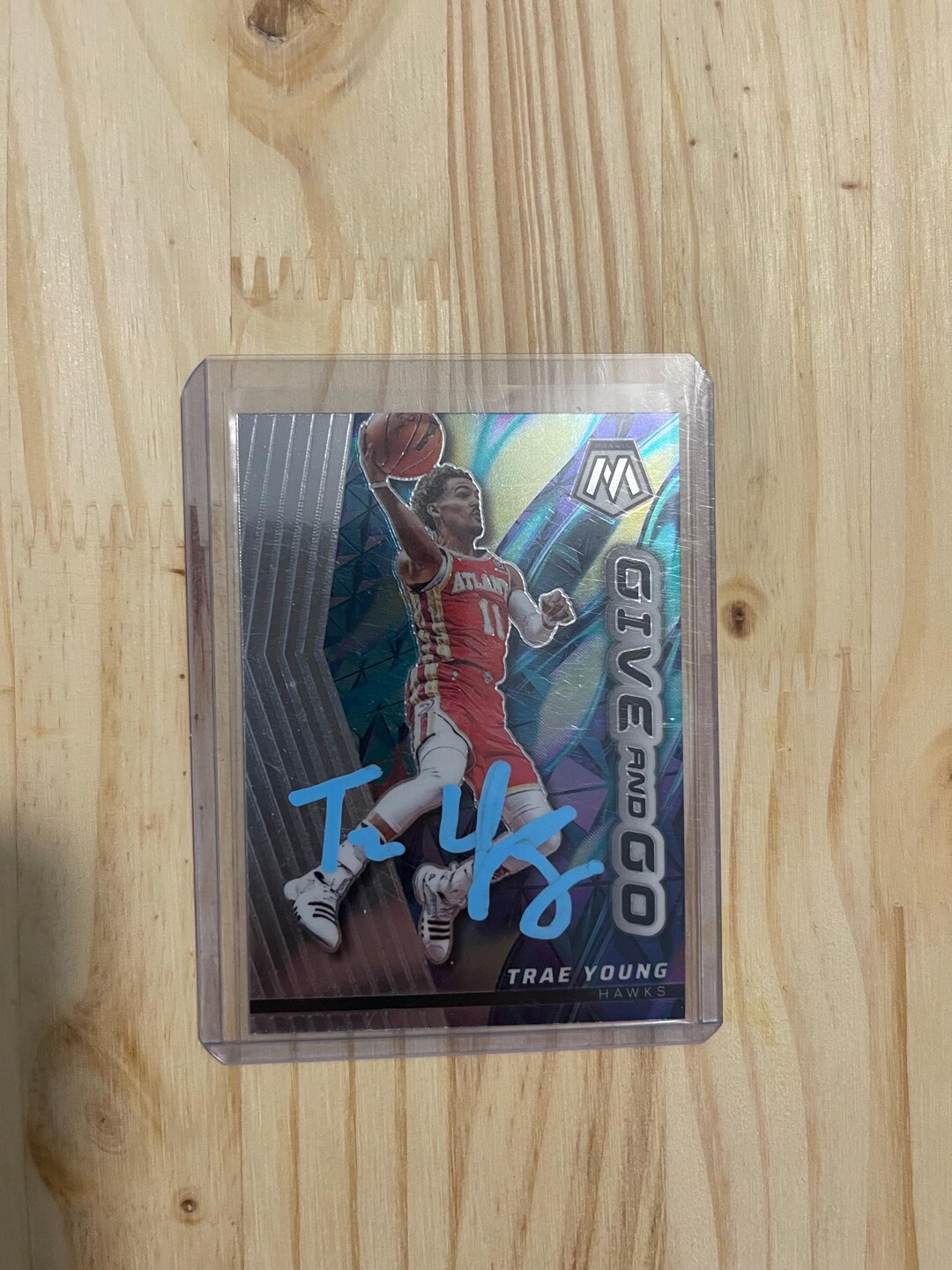 Trae Young Autograph on Card Auto Atlanta Hawks Basketball Card - Etsy