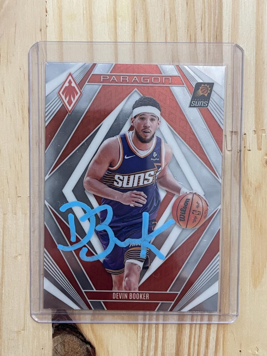 Devin Booker Autograph on Card Auto Phoenix Suns Basketball Card Comes ...