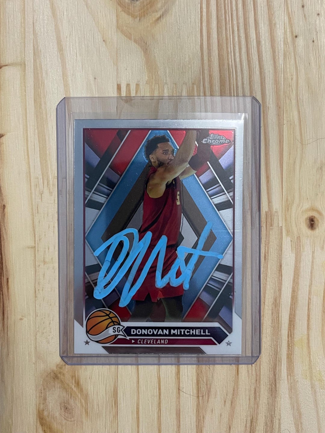Donovan Mitchell Autograph Cleveland Cavaliers Basketball Card - Etsy