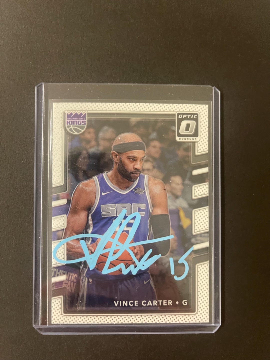 Vince Carter Autograph on Card Auto Sacramento Kings Basketball Card - Etsy