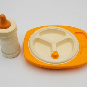 Fisher Price Fun With Food Babys Mealtime Set Divided Dish Magic Milk ...