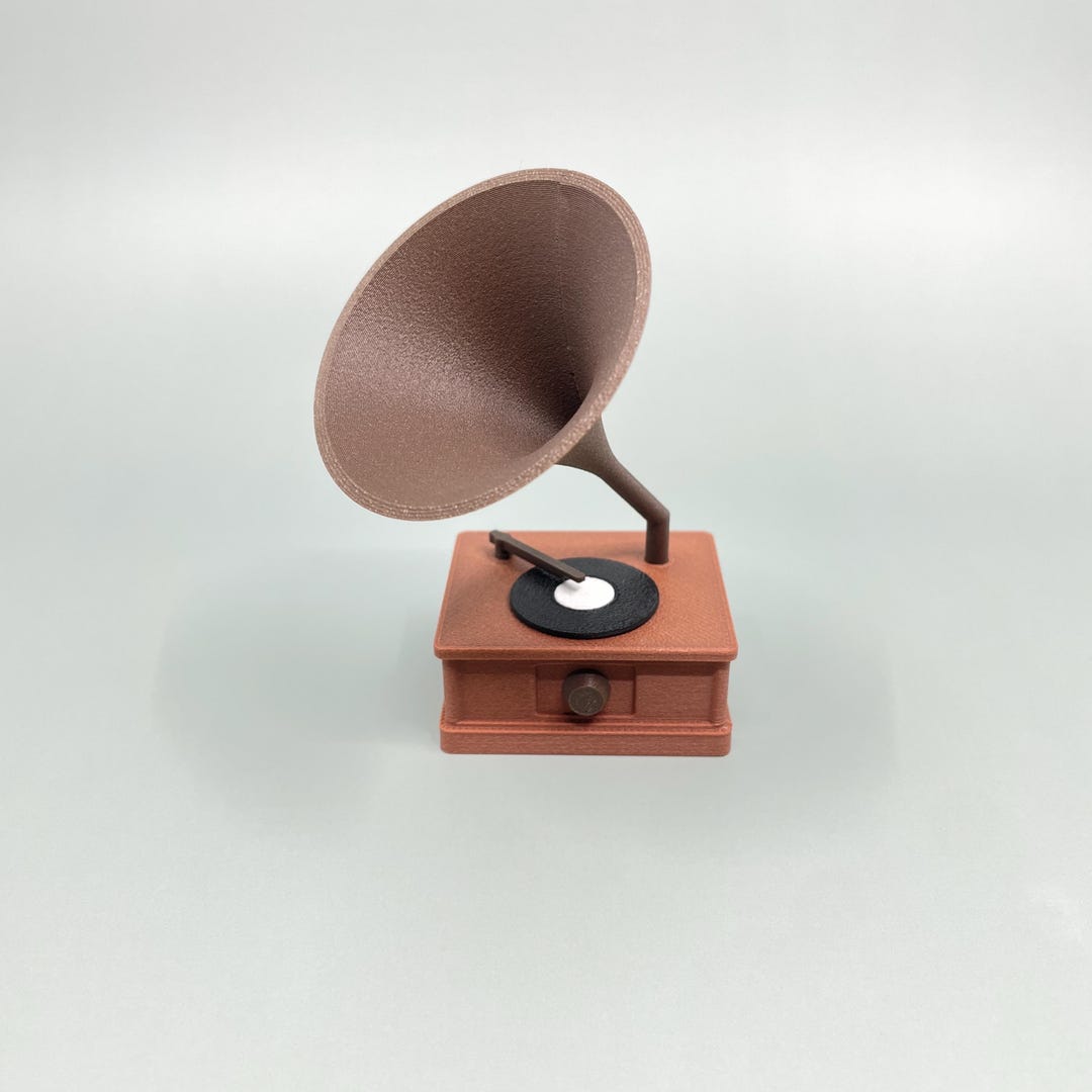 Gramophone Phonograph Speaker 1:12 Scale Mid-century Modern - Etsy