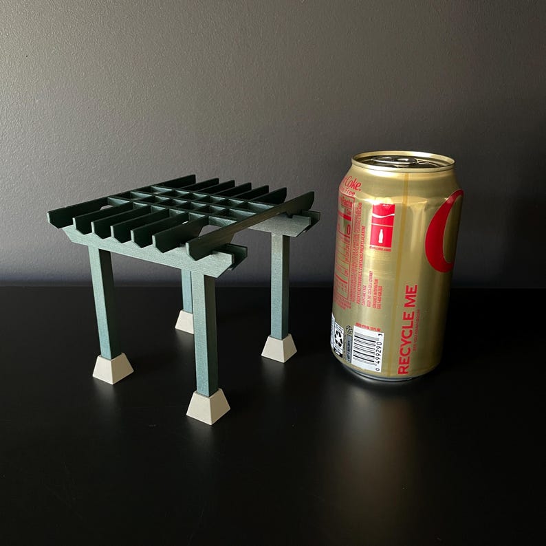 1:24 Pergola Garden Patio Feature DIY Kit - Etsy