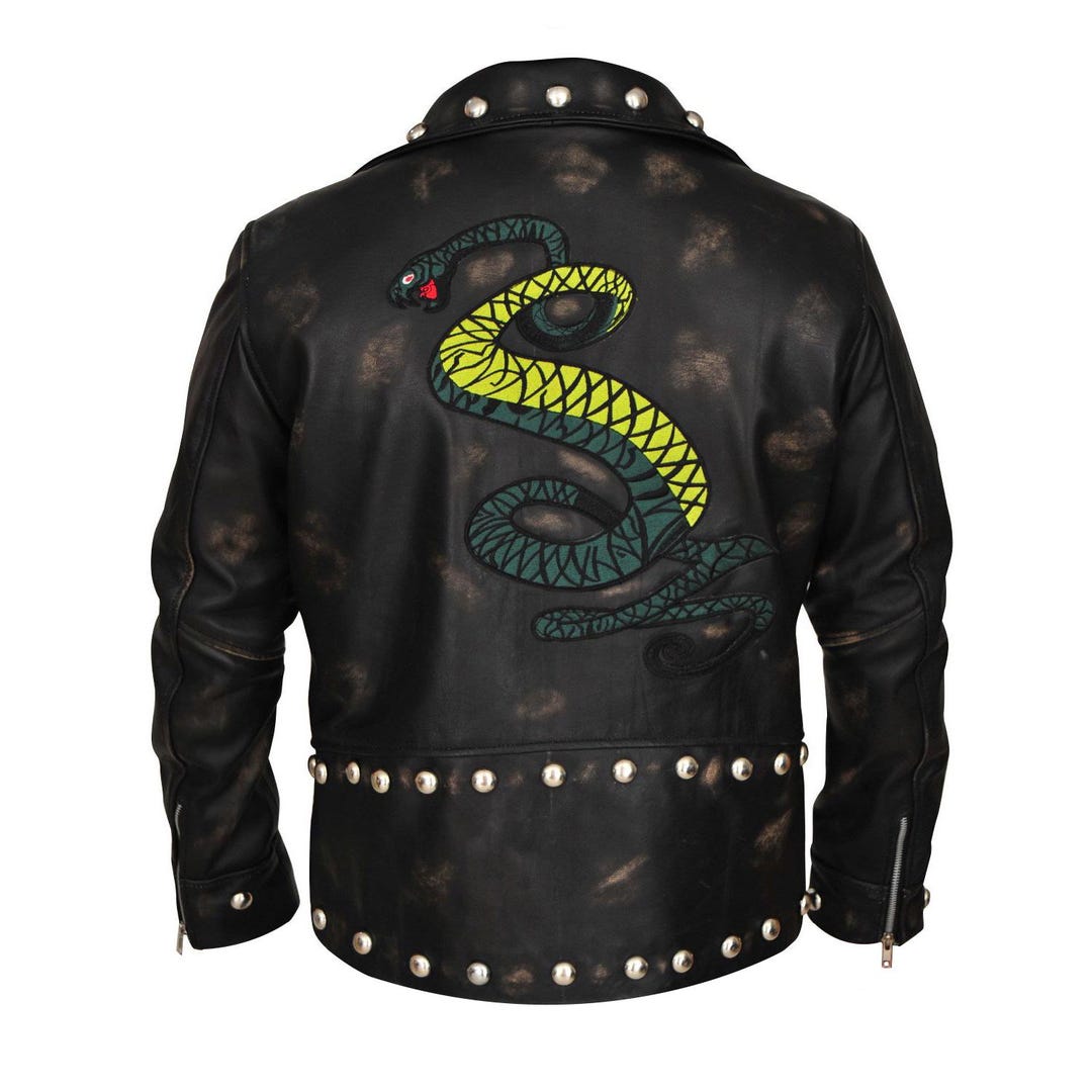 Tunnel Snakes Leather Jacket | Fallout 3 Costume | Gaming Cosplay ...