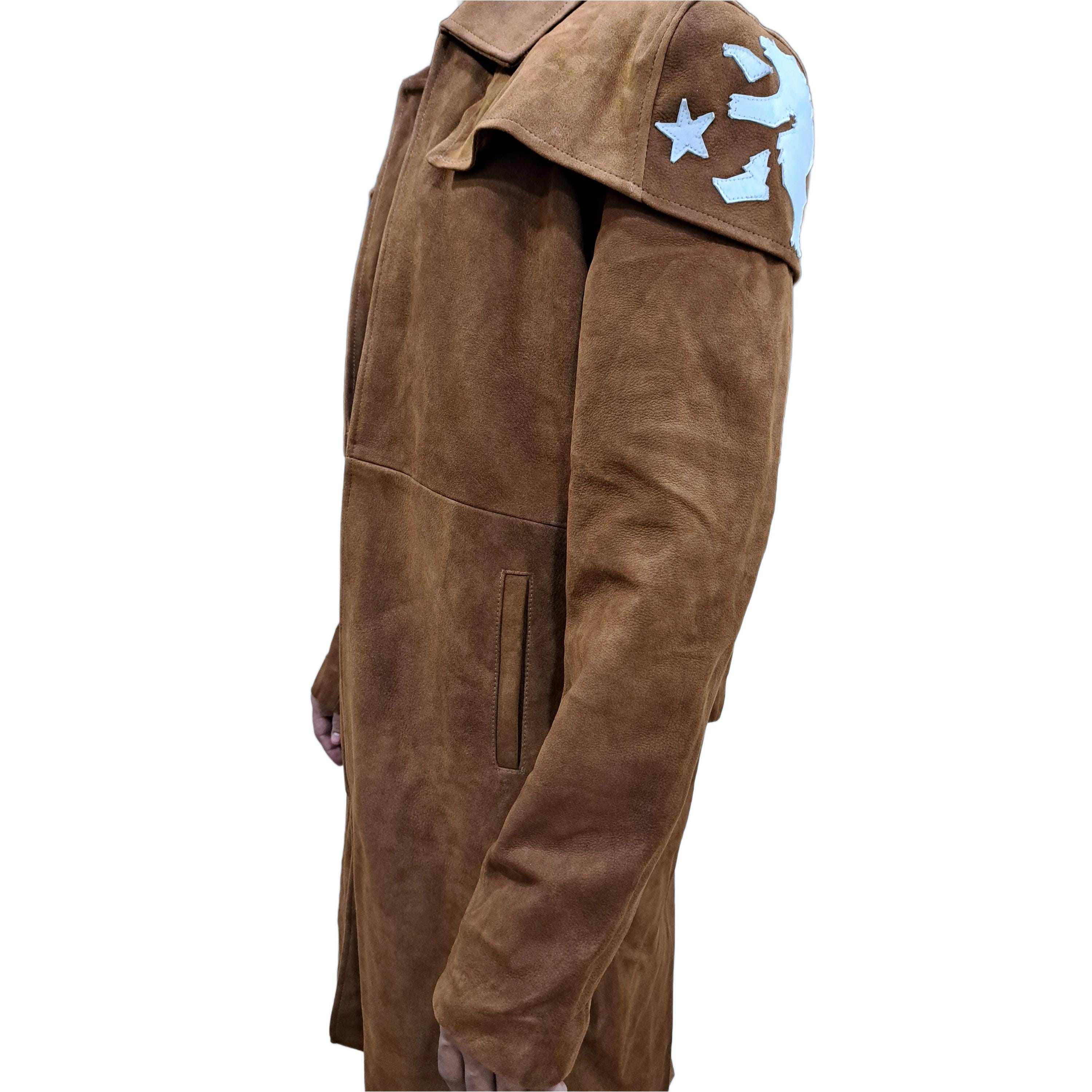 Fallout New Vegas NCR Veteran Ranger A7 Coat | Cosplay Coat | A7 Suede ...