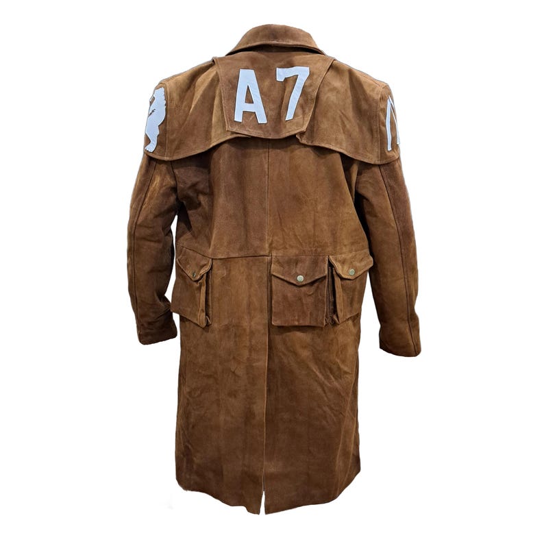 Fallout New Vegas NCR Veteran Ranger A7 Coat | Cosplay Coat | A7 Suede ...