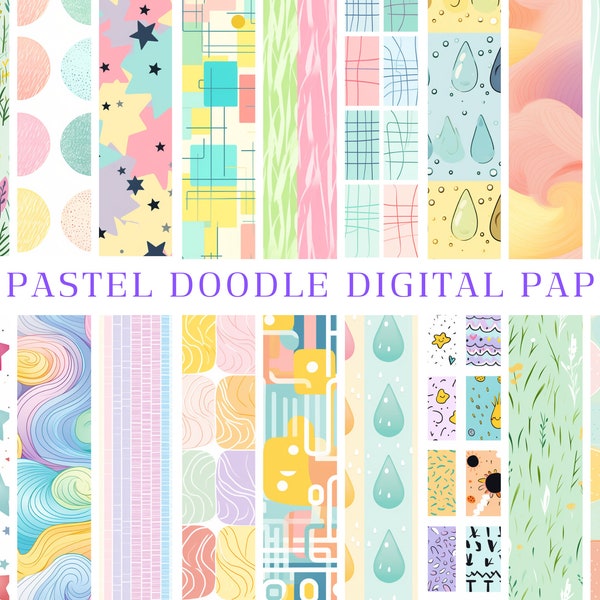 Pastel Colors Paper - Etsy