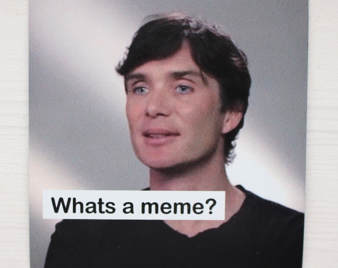 Meme Magnet Design - Cillian Murphy - What's a Meme? - Etsy