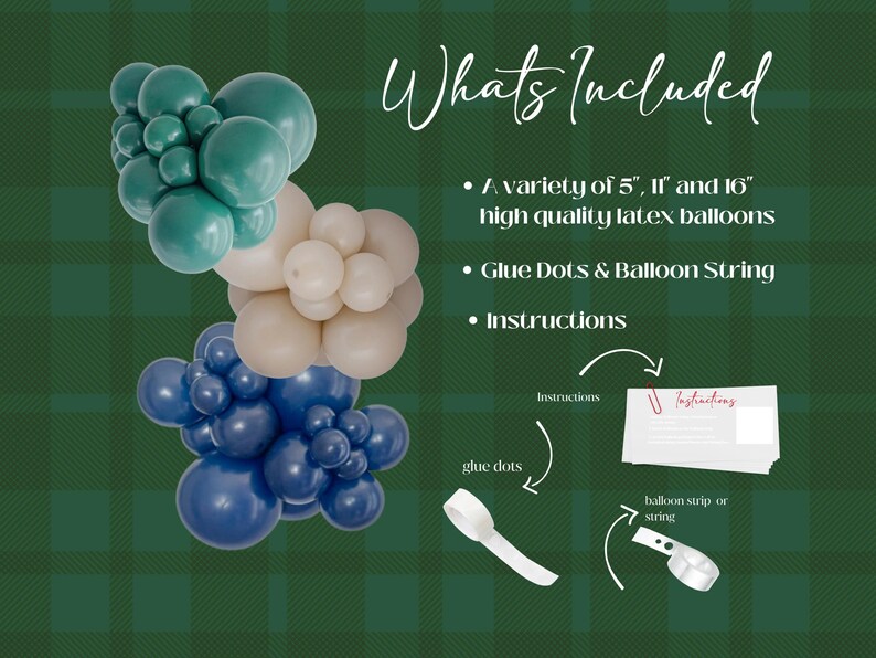 Polo Bear-inspired Balloon Garland Kit – DIY Luxury Theme Balloon Arch ...