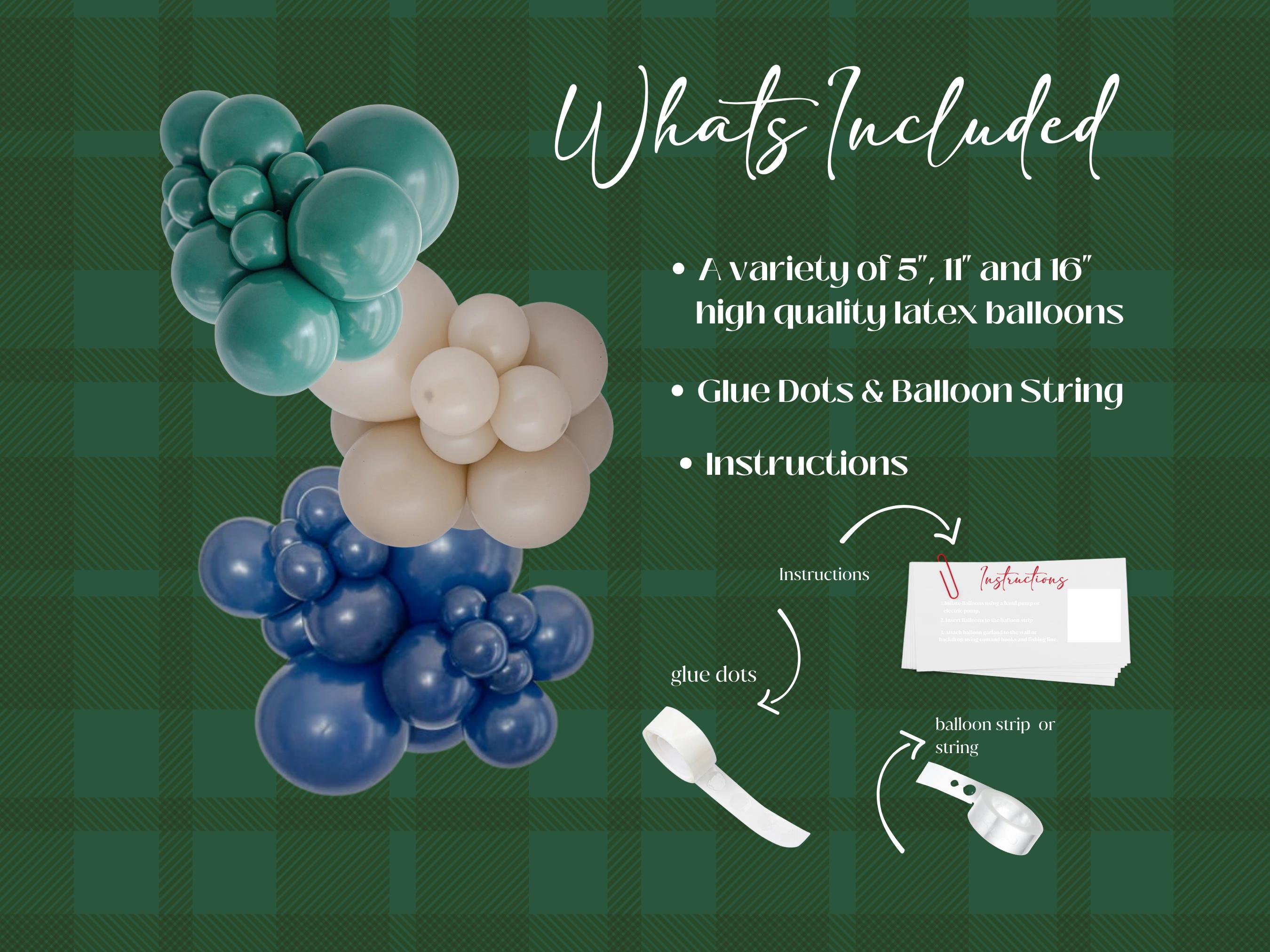 Polo Bear-inspired Balloon Garland Kit – DIY Luxury Theme Balloon Arch ...