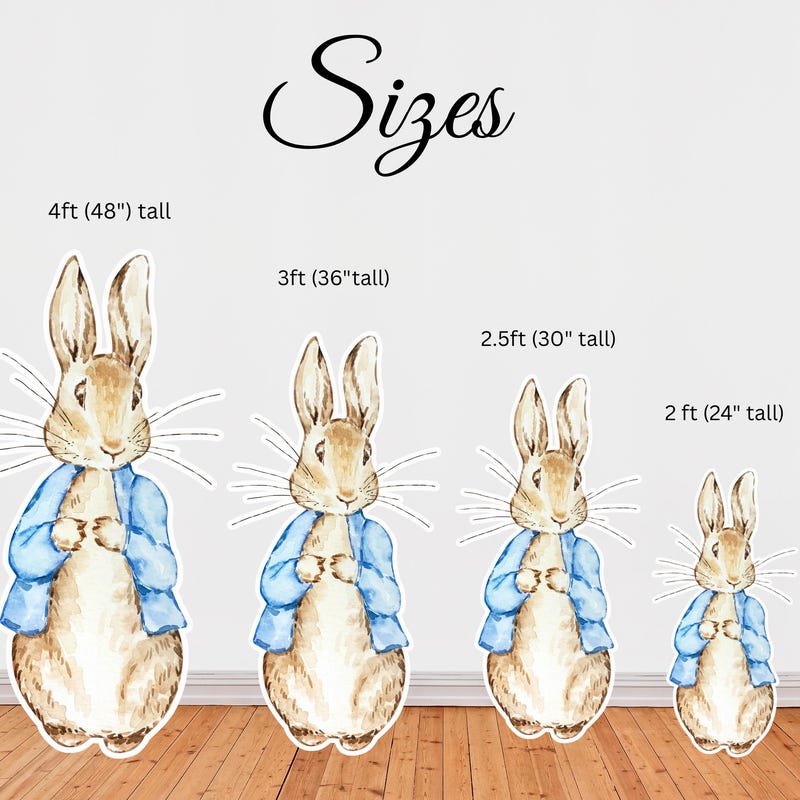 Peter Rabbit Cutout - Etsy