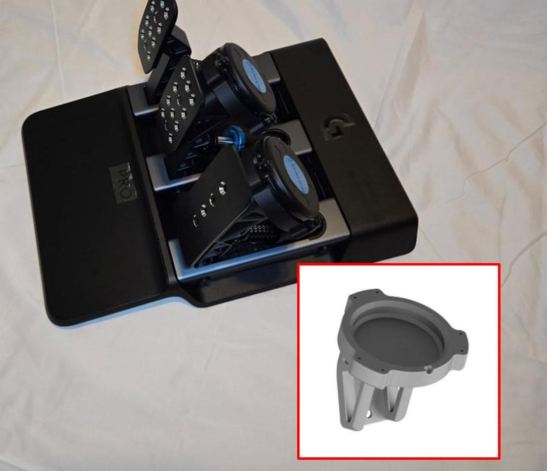 Logitech Pro Pedals - Adapter Brackets for Dayton TT25 Puck Transducers ...