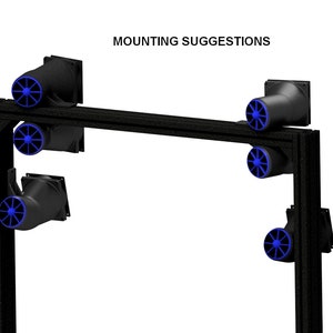 Sim Racing Wind Simulation Ducts (DIY) - 120mm or 140mm Fans - Etsy