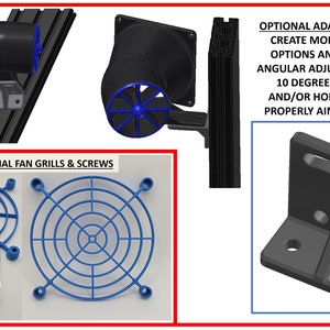 Sim Racing Wind Simulation Ducts (DIY) - 120mm or 140mm Fans - Etsy