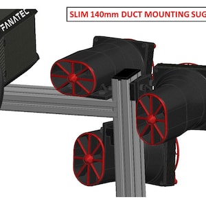 Sim Racing Wind Simulation Ducts (DIY) - 120mm or 140mm Fans - Etsy