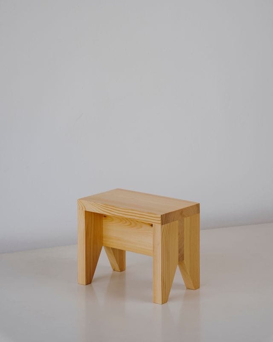 Minimalist Wooden Stool Handmade - Etsy
