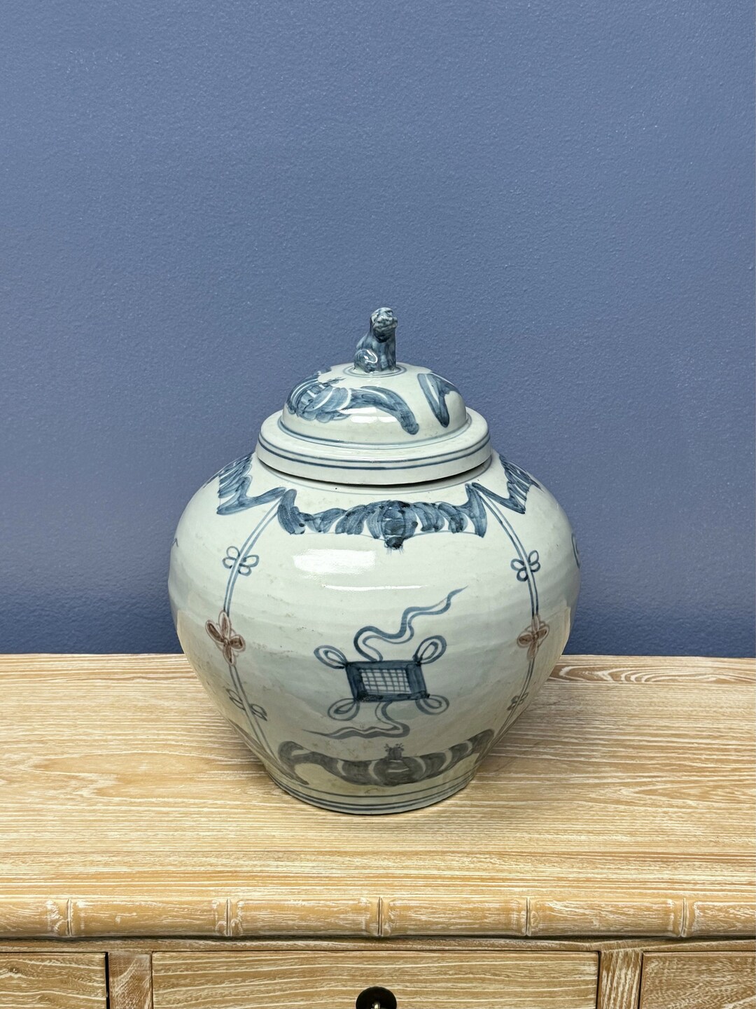 Handmade Treasure Jar Blue&white Porcelain - Etsy