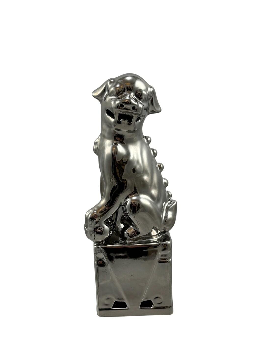 Mirror Dragon Foo Dog Chinese Figurine - Etsy