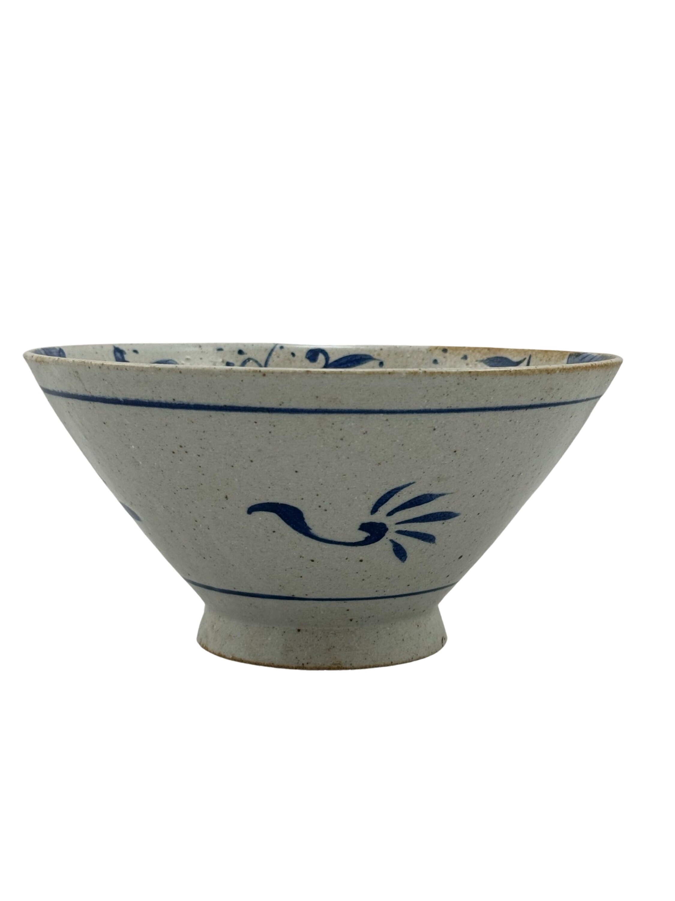 Handmade Blue & White Fish Bowl - Etsy