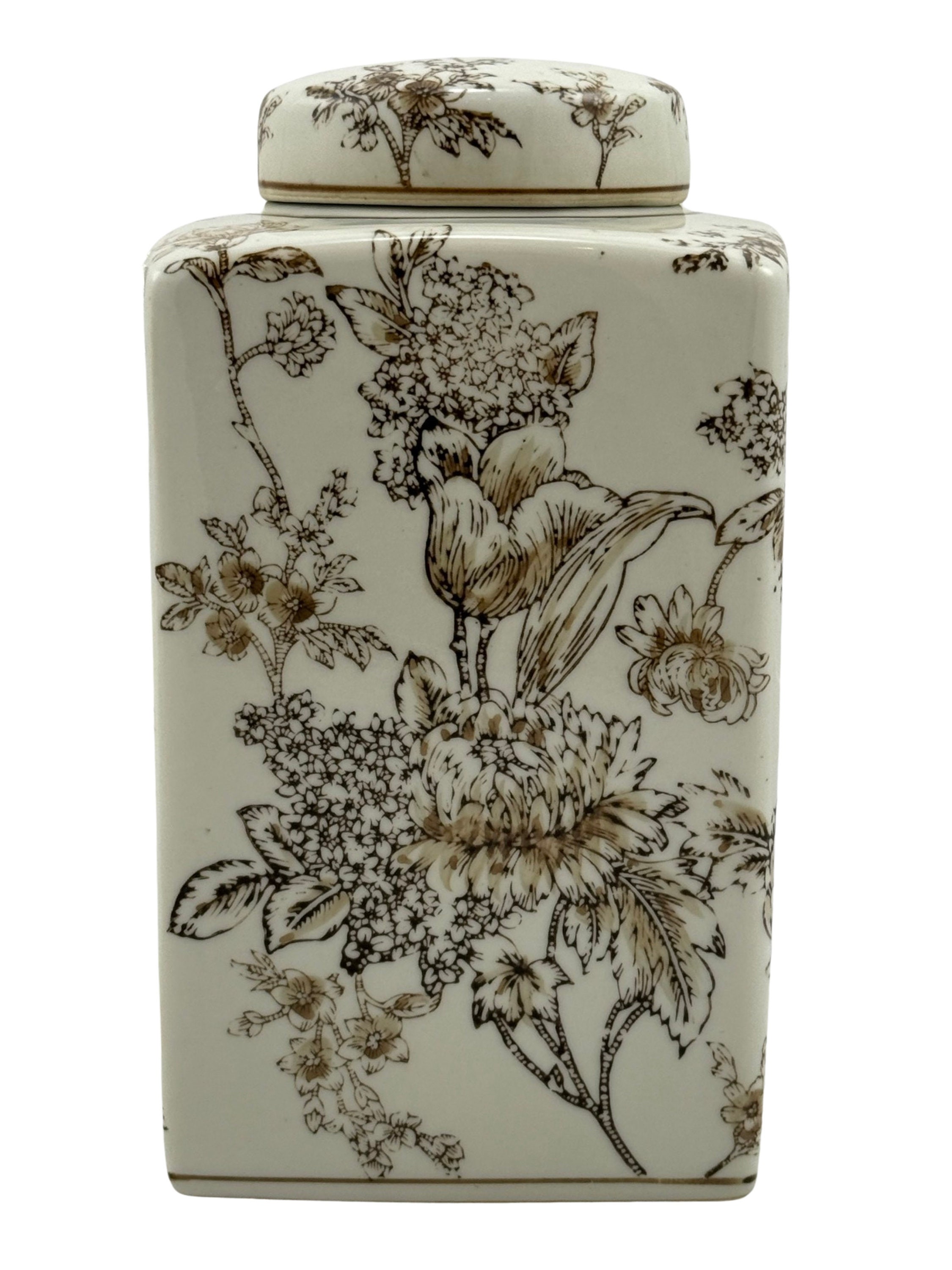 Vintage Hand Made Chinese Porcelain Tea Jar - Etsy