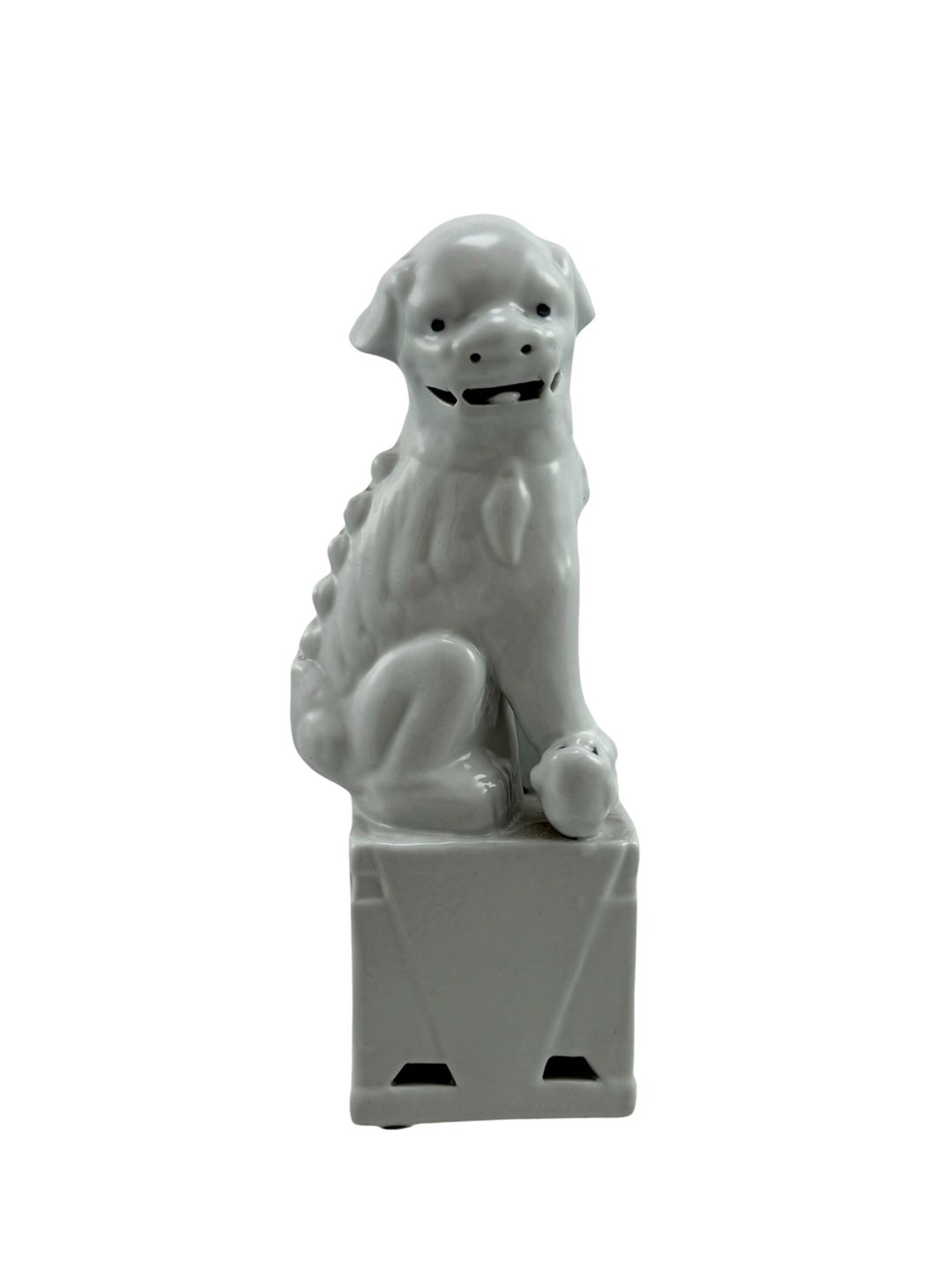 White Dragon Foo Dog Chinese Figurine - Etsy