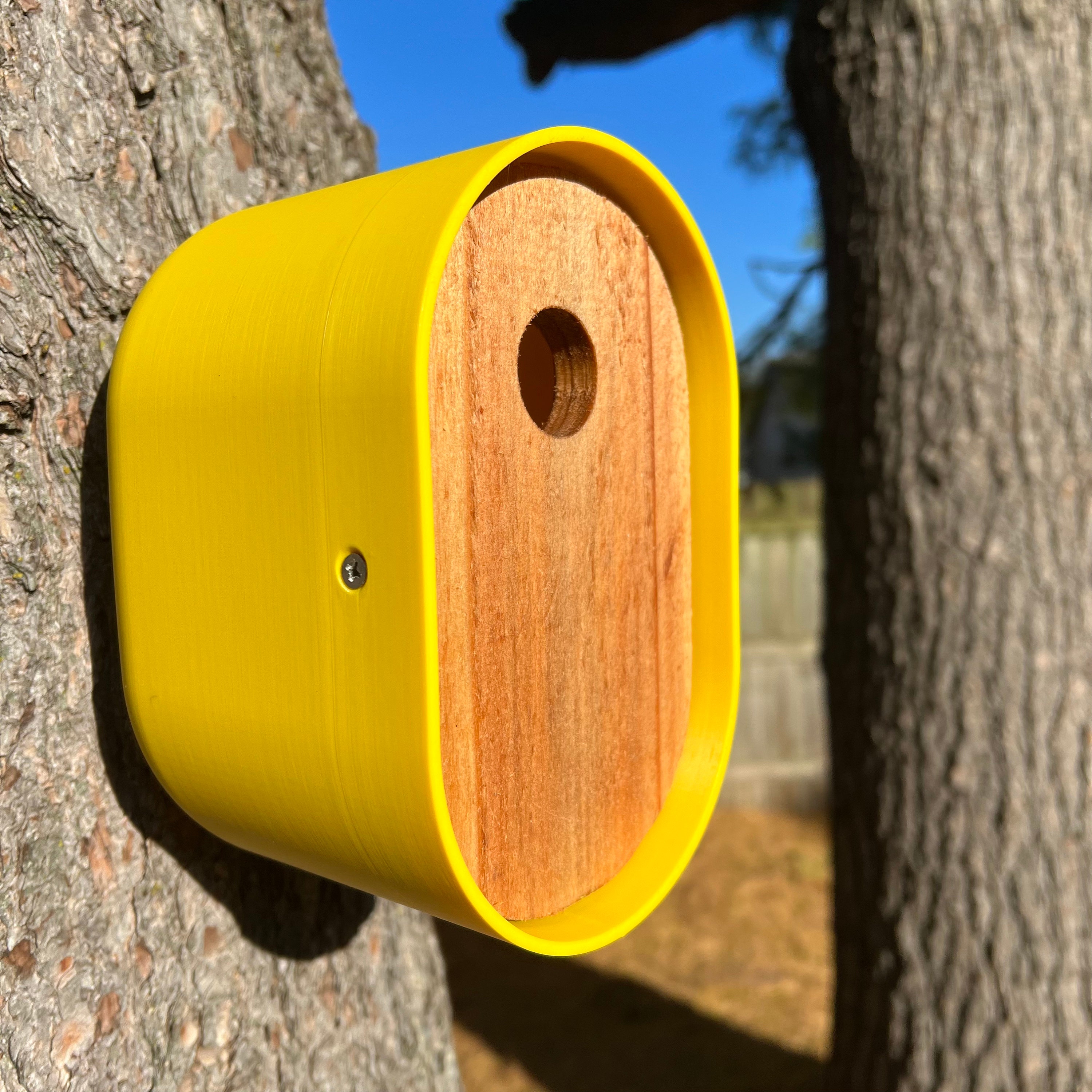 Modern Yellow Birdhouse - Etsy