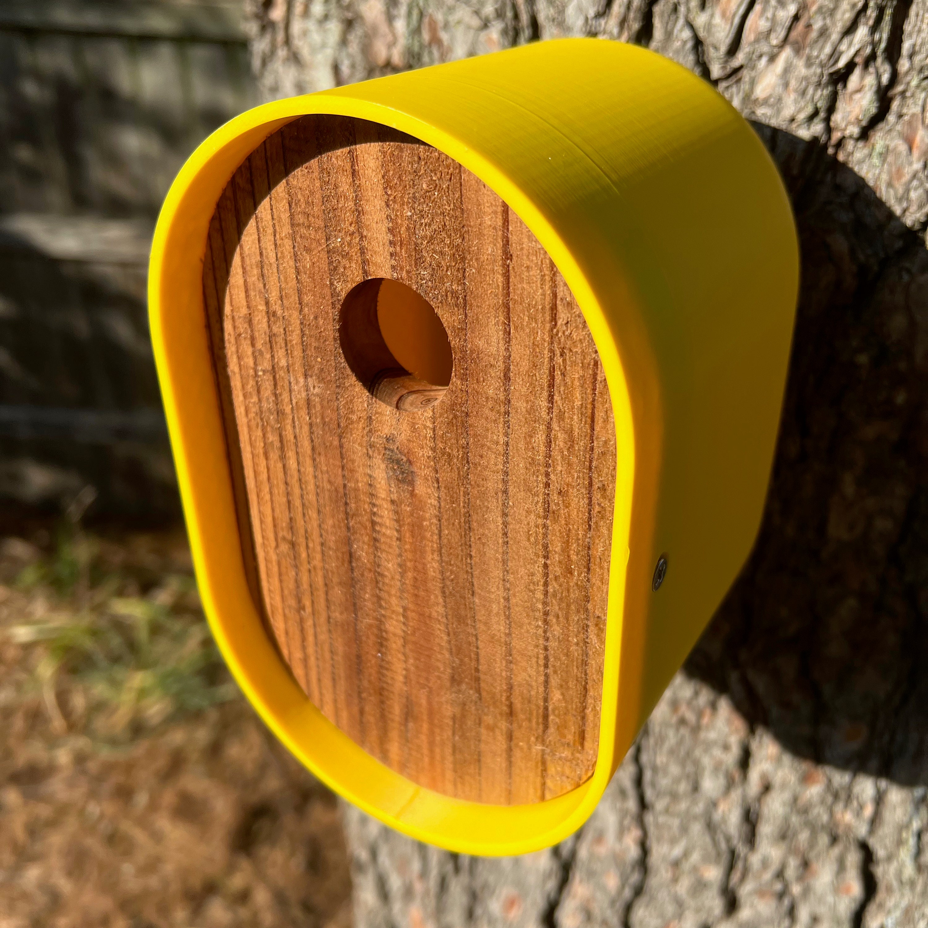 Modern Yellow Birdhouse - Etsy