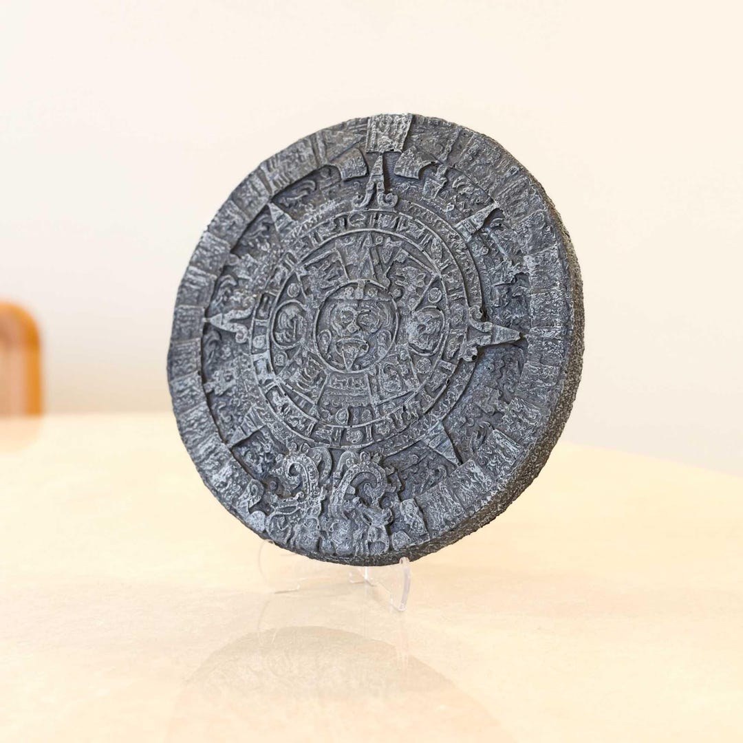 Pre Columbian Aztec Sun Stone Replica, Ancient Wall Plaque, Ancient ...