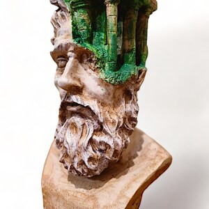Handmade Zeus Bust Statue: Greek God Sculpture (15'') - Etsy