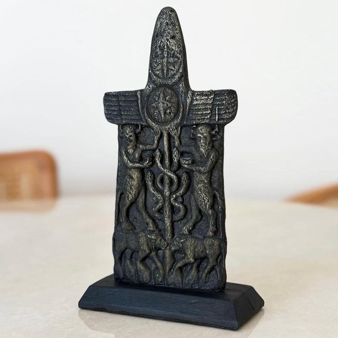 Hittite Sun Disk Replica: Handmade Anatolian Bronze Age Decor - Etsy