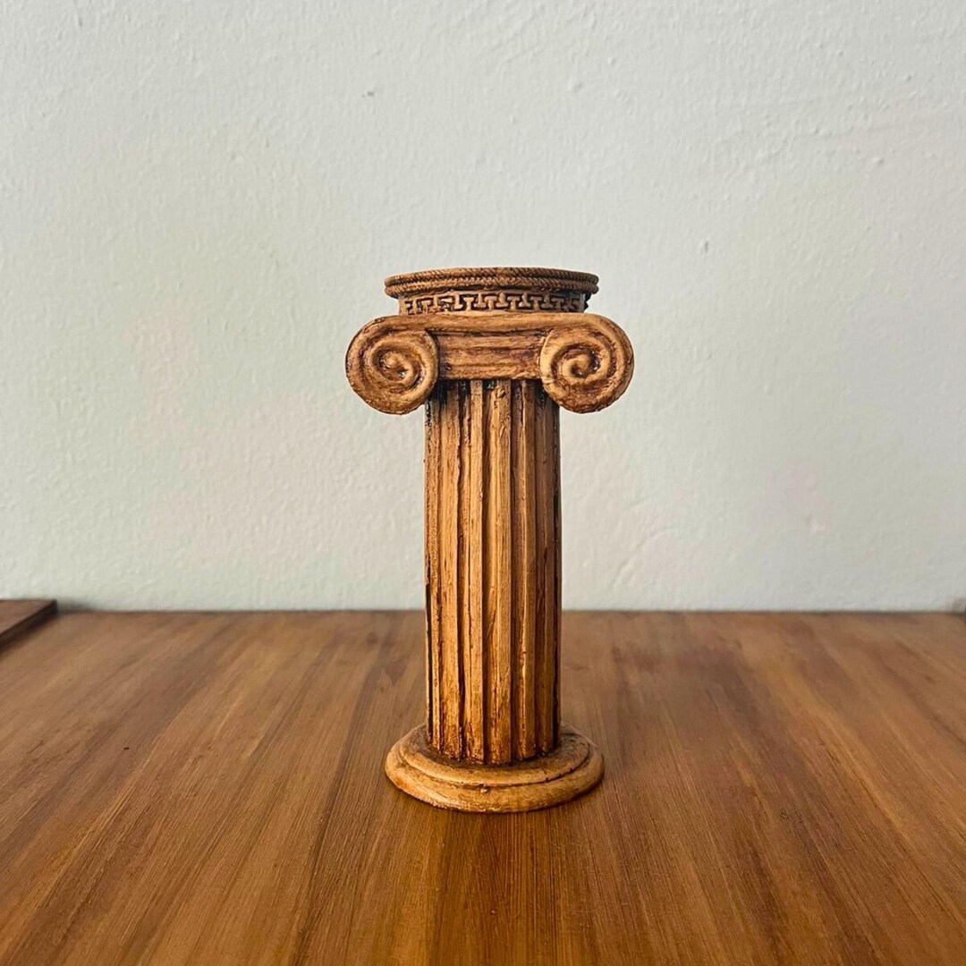 Handmade Ionic Column Sculpture: Ancient Greek Decor Replica - Etsy