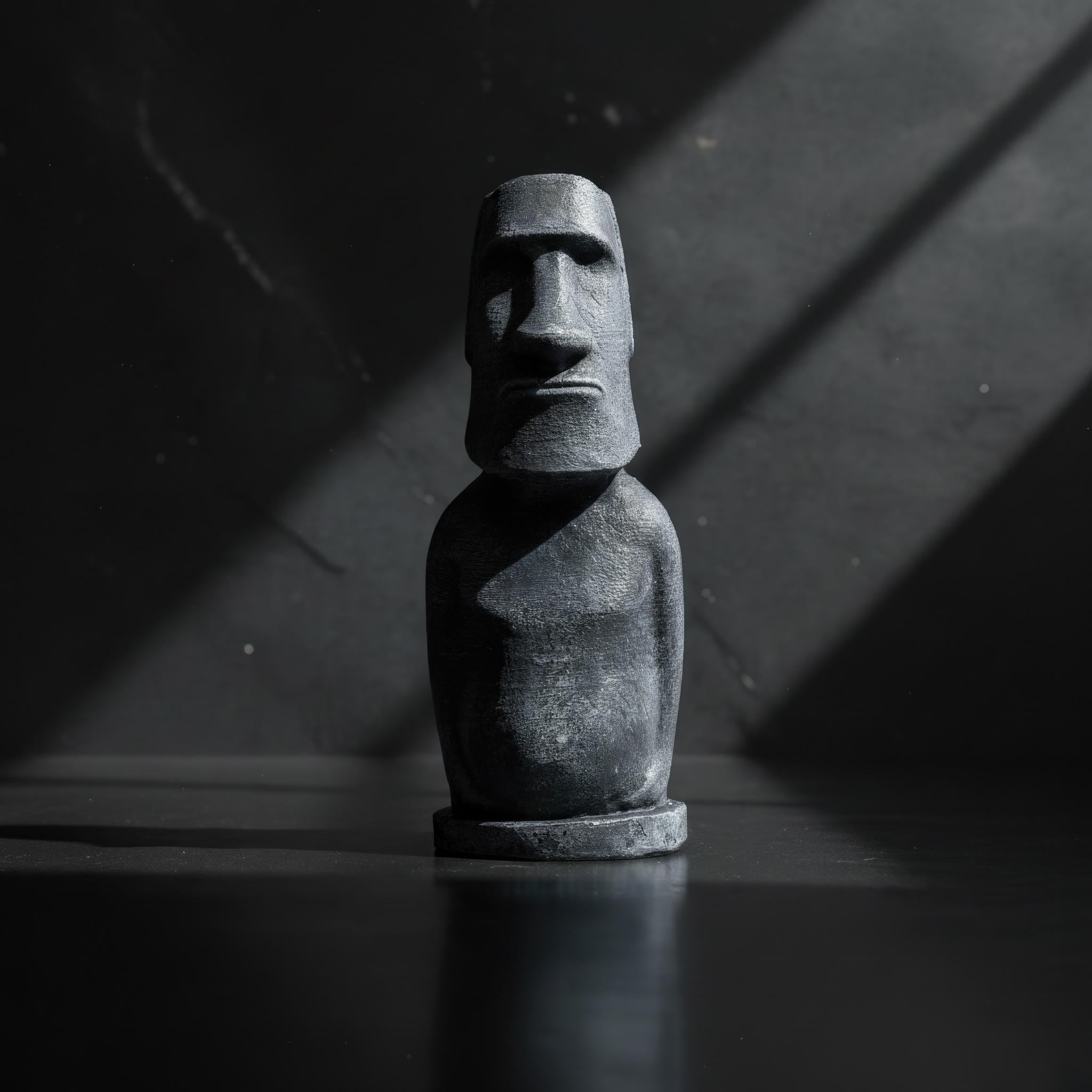 Moai Statue – Handmade Easter Island Sculpture, Rapa Nui Polynesian Art ...