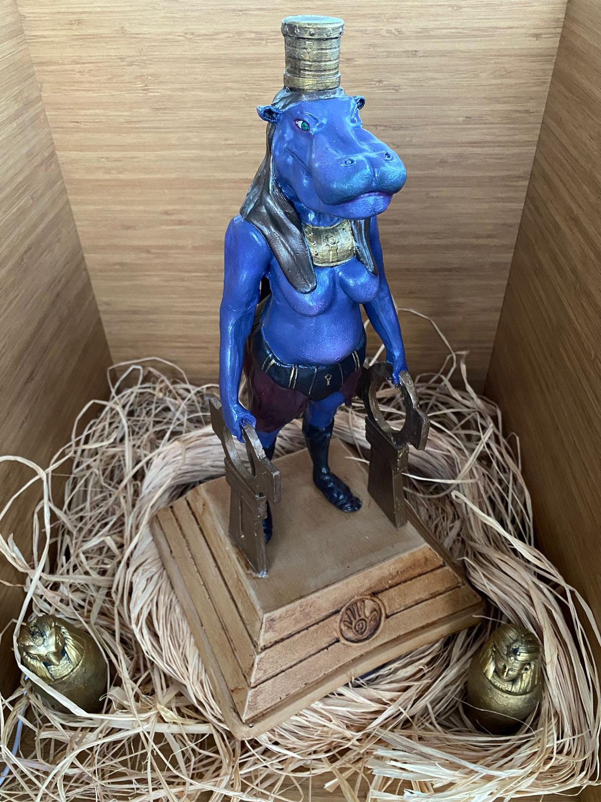 Taweret Statue, Egyptian Goddess of Fertility Figurine, Ancient ...