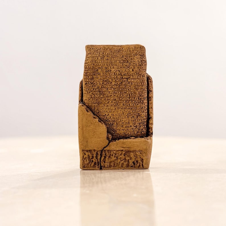 Sumerian Love Poem Tablet – Ancient Mesopotamian Love Letter, Handmade ...