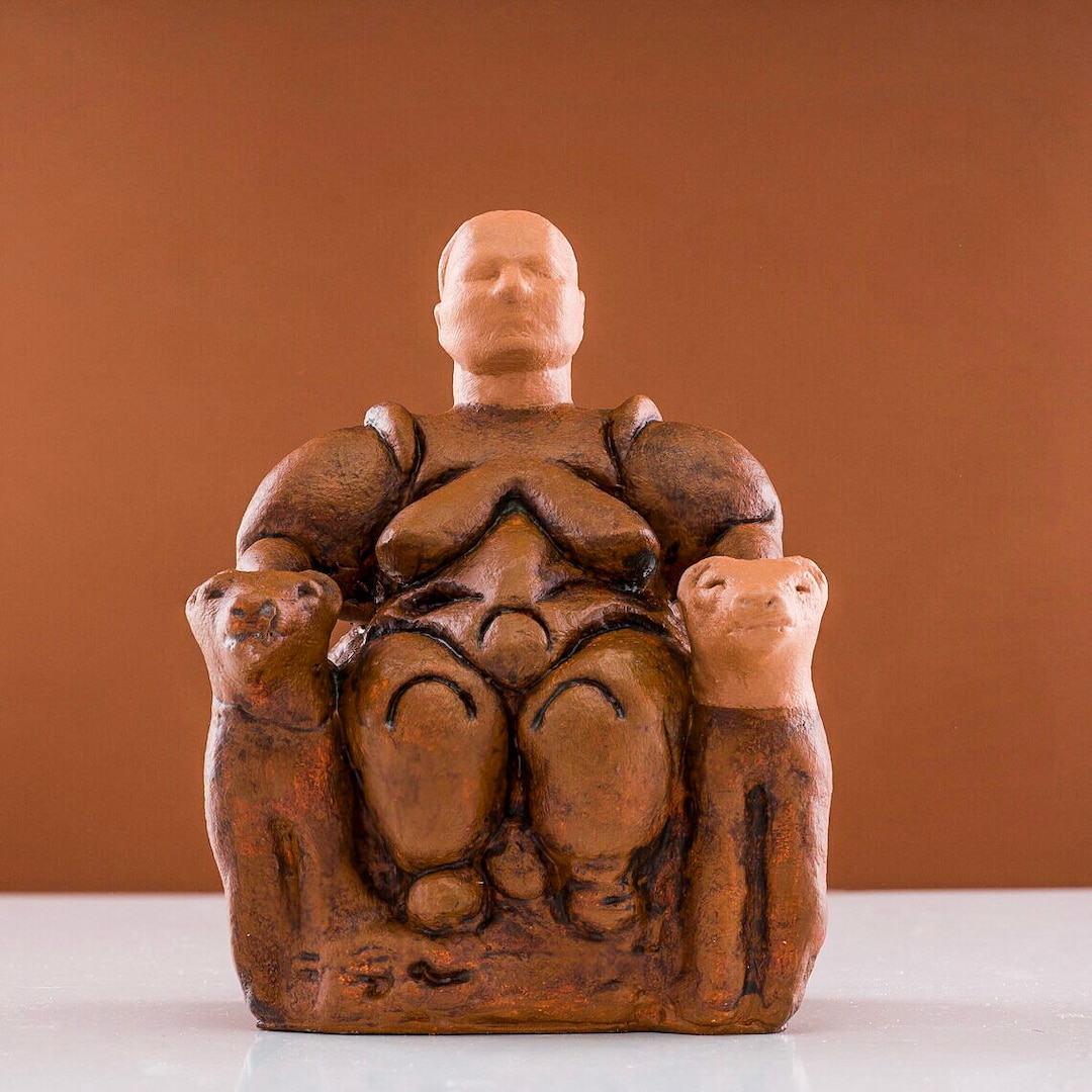 Catalhoyuk Cybele Statue – Handmade Neolithic Mother Goddess – 16 Cm ...