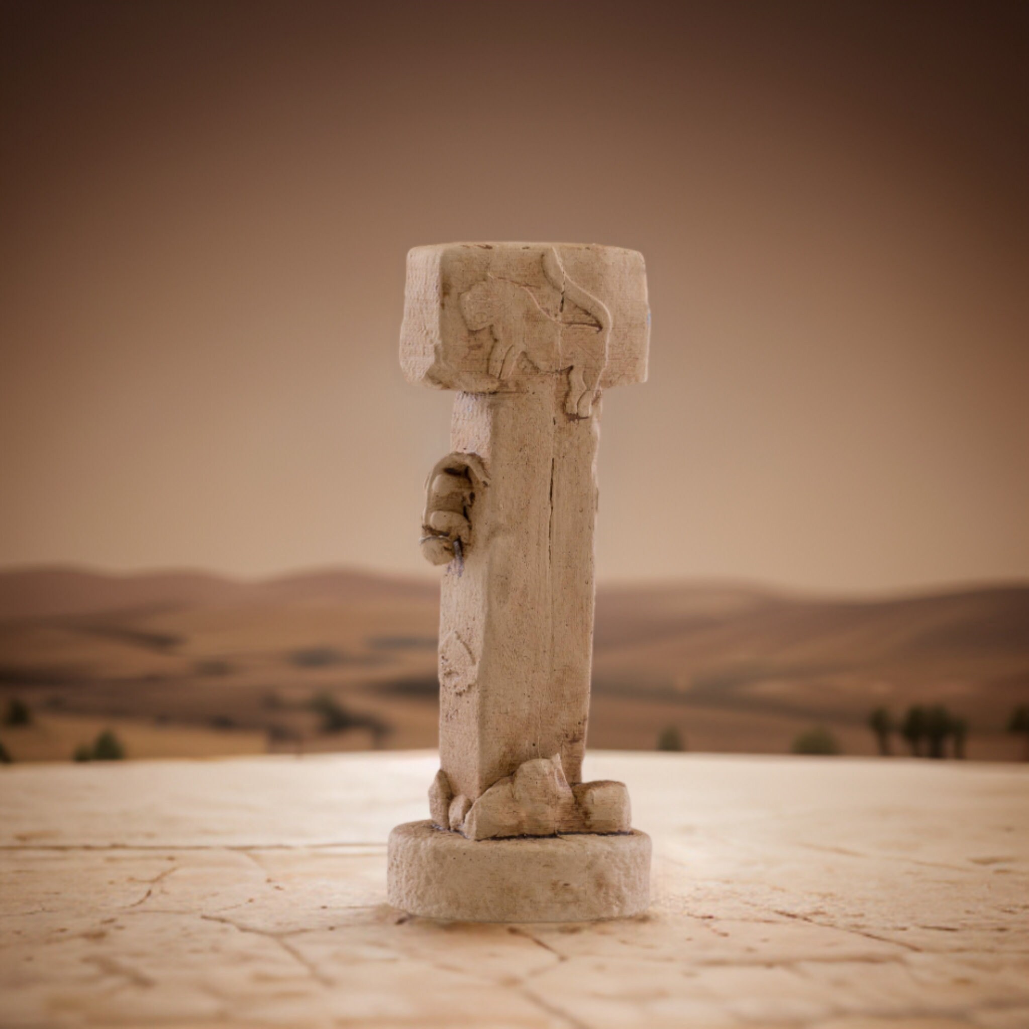 First Temple Stele Replica, Prehistoric T-shape Totem Replica, Gobekli ...