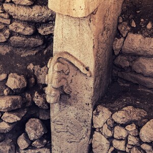 Gobekli Tepe, First Temple Stele Replica, Prehistoric T-shape Totem ...