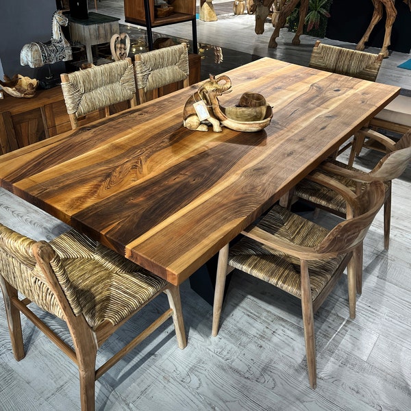 Walnut Dining Room Table - Etsy