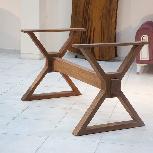 Wooden Table Legs - Etsy